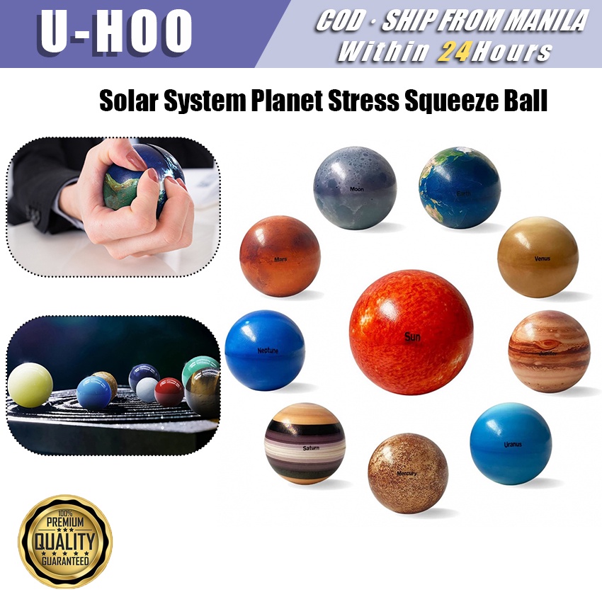 9/10Pcs Solar System Planet Toys Stress Ball Relief forTension ...