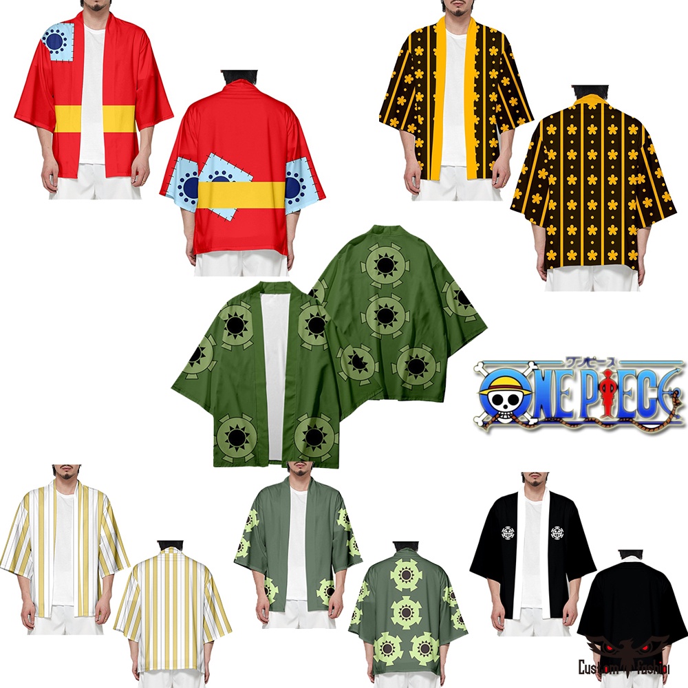 Anime One Piece Cosplay Costume Portgas Monkey D Luffy Roronoa Zoro ...