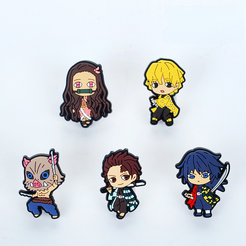 Cute Demon Slayer jibitz Charm Anime Jibits Croc Kamado Nezuko Croc ...