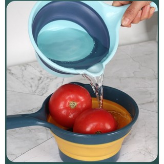 Foldable Silicone Collapsible WATER SCOOP DIPPER Water Ladle Multi ...