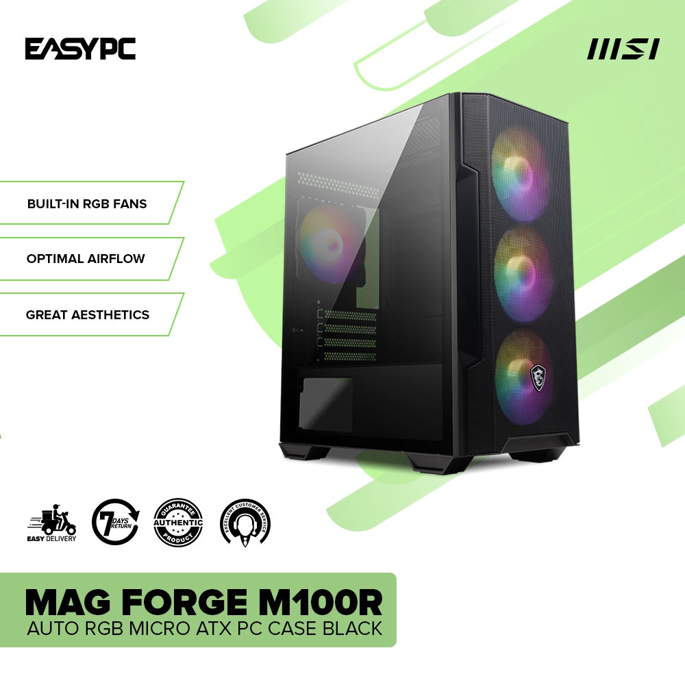 EasyPC | MSI MAG Forge M100A Auto RGB/ M100R Auto RGB/ M100R ARGB PC ...