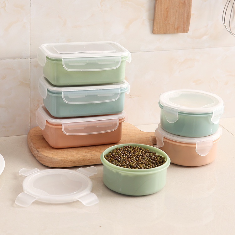 Mini Food Storage Containers Airtight PP Refrigerator Condiment ...