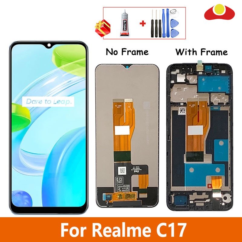 6.5" Original For OPPO Realme C30 RMX3581 LCD Display Touch Screen With ...