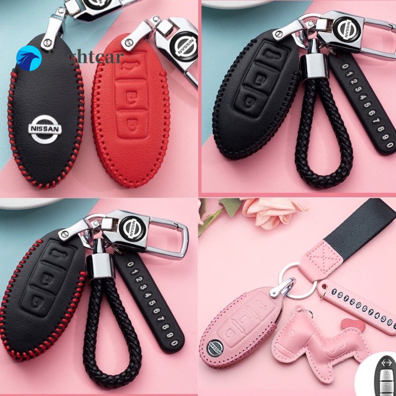 flightcar Nissan Almera 2020 Key Box Smart Key Box 3-button Leather ...