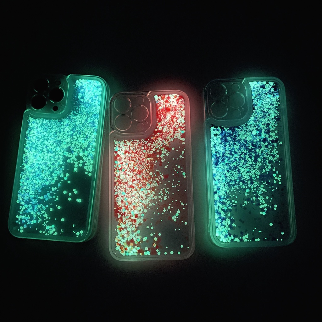 Luminous luxury sand phone case for iPhone Xs MAX XR X 8 7 6 6s Plus SE ...