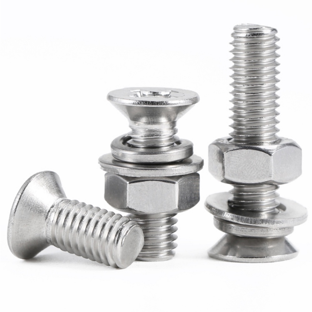 [XCF] 304 Stainless Steel Phillips Countersunk Head Screw Nut Set ...