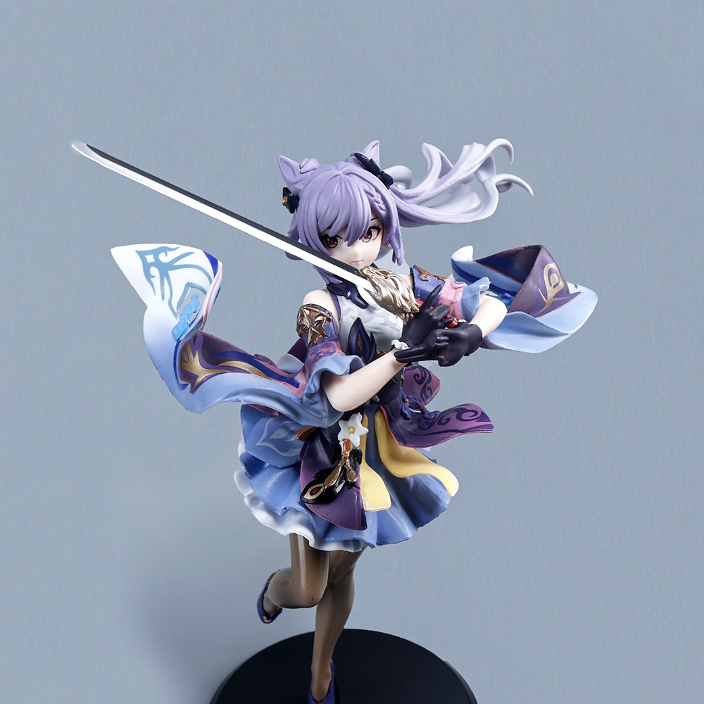Genshin Impact Keqing Peripheral Toy Action Figure Model | Shopee ...
