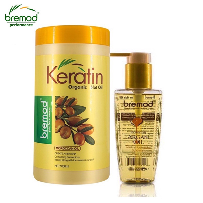 Bremod Moroccan Hair Mask 1000ml with Bremod Argan oil Serum 100ml ... Bremod Moroccan Hair Mask 1000ml with Bremod Argan oil Serum 100ml ...