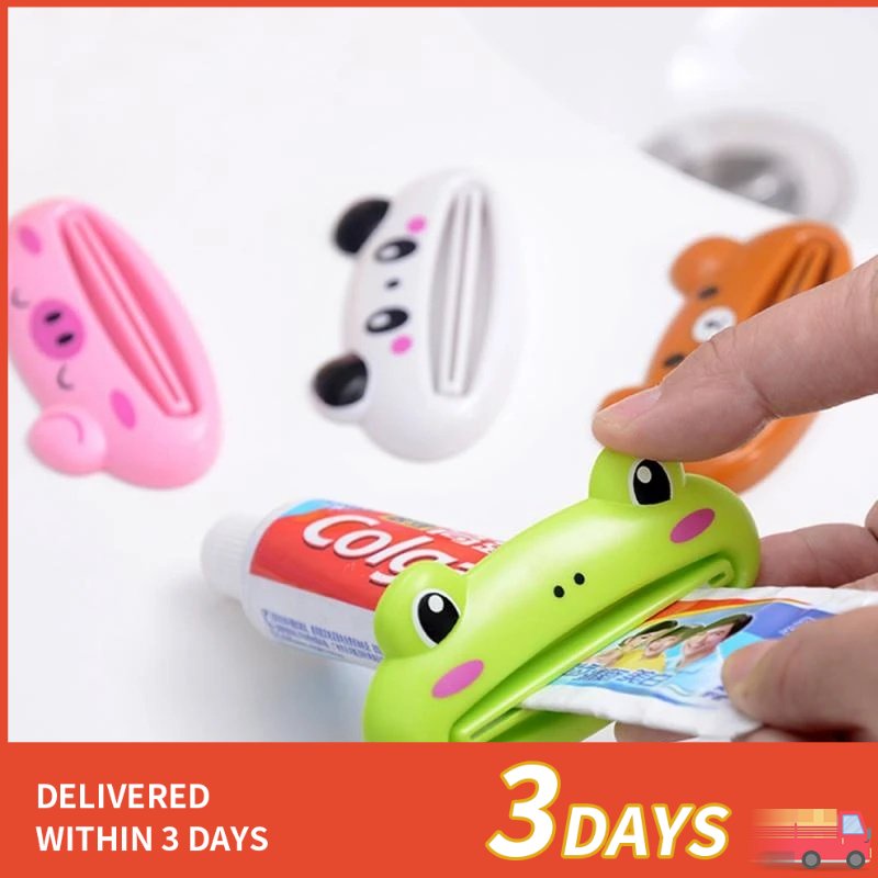 Cartoon Animal Toothpaste Squeezer Oral Care Tube Cosmetics Rolling ...