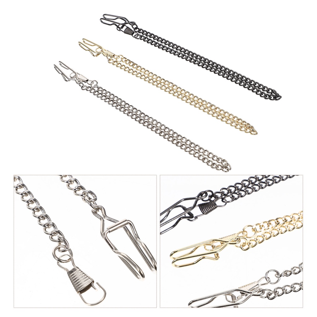 3 Pcs Womens Waistcoat Vest for Watch Chains Wallet Vintage Pocket ...