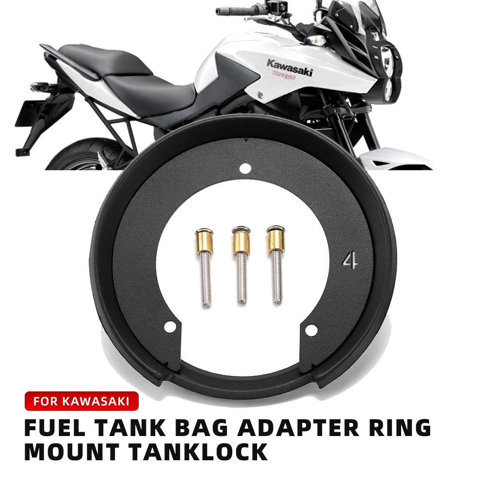 Fuel Tank Bag Adapter Ring Mount Tanklock For KAWASAKI ER6N/F ZX-14R ZZ ...