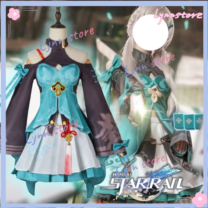 Anime Game Honkai Star Rail Cosplay QINGQUE Cosplay Costume Elegant ...