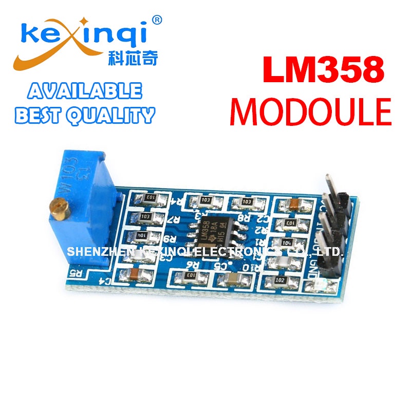 1PCS LM358 Operational Amplifier Module Weak Signal Acquisition/100x ...