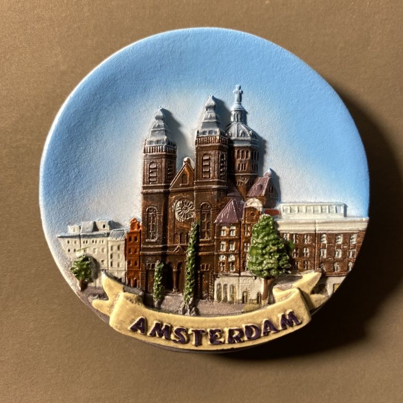 Amsterdam, the Capital of the Netherlands Fridge Magnets Tourist ...