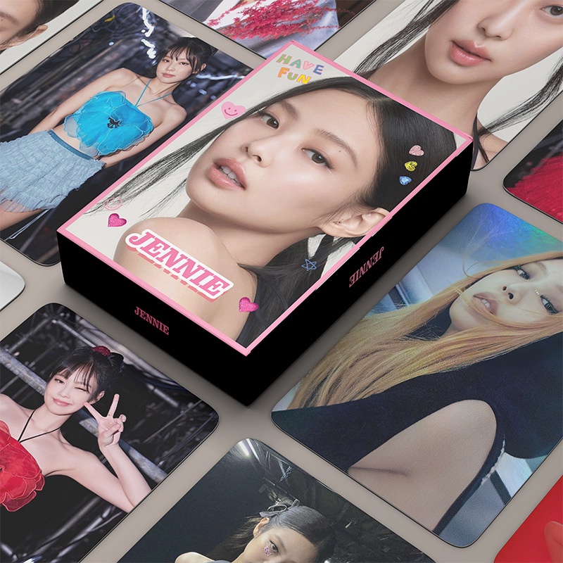 55pcs/box BLACKPINK JENNIE Photocards LOMO Card Postcard Collection ...