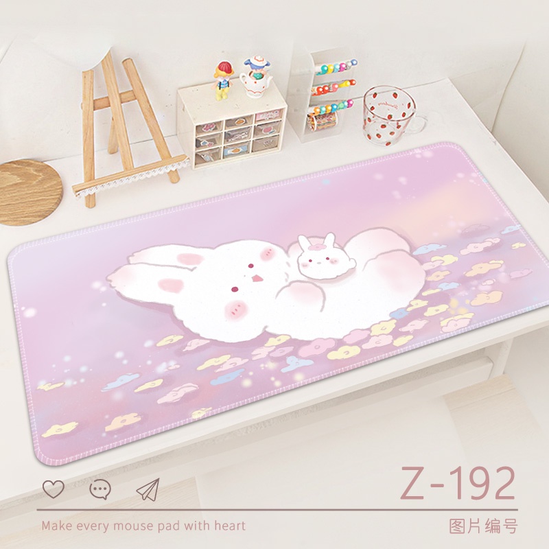 Mouse Pad Table Pad Oversized Cute Female ins Style Simple Game Gaming ...