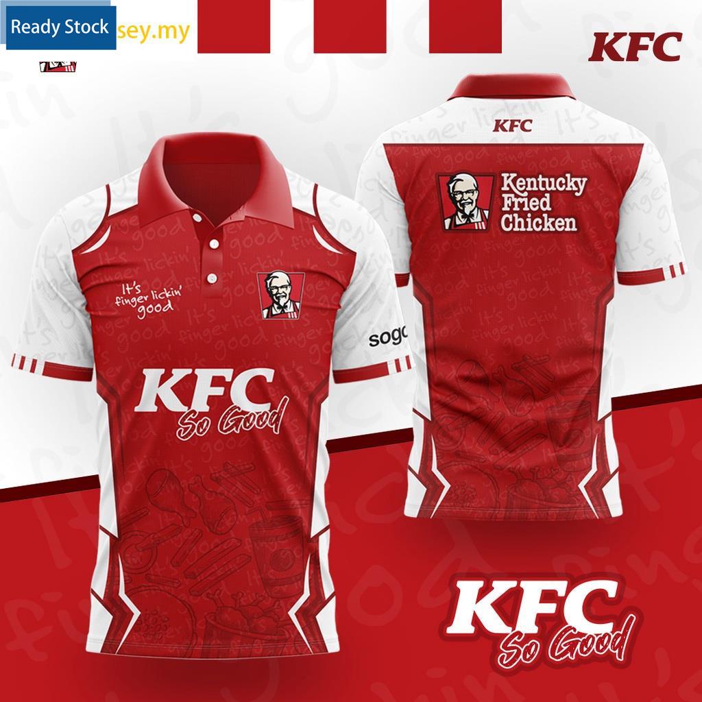 DESIGN BAJU KFC Sublimation Tshirt | Baju Jersey Sublimation ...