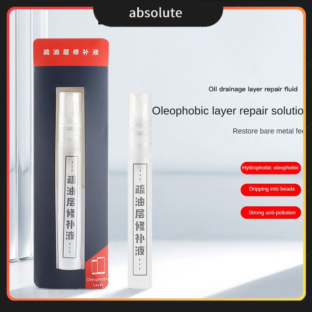 Mobile phone anti oil layer repair solution for flat anti oil layer ...