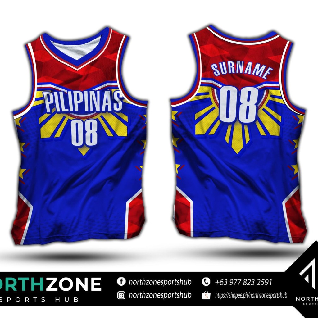 NORTHZONE Pilipinas Jersey Full Sublimated Basketball Jersey | Shopee Philippines