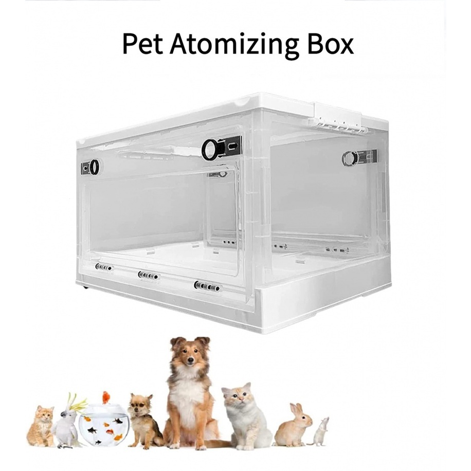 Puppy Nebulization Box, Pet Atomization Nursery Incubator, Dog and Cat Oxygen Therapy Box ...
