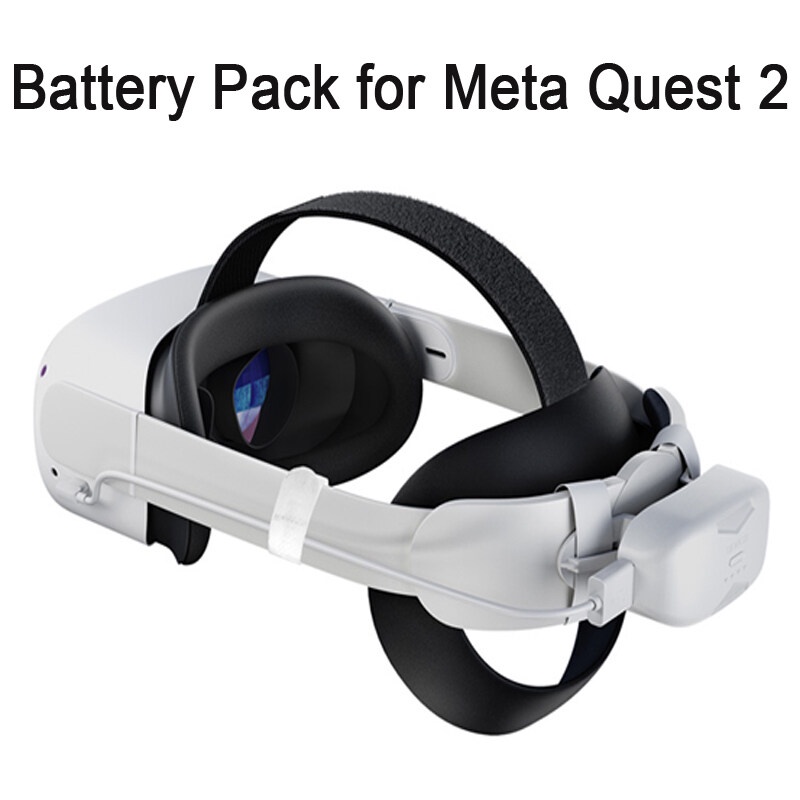 Battery Pack for Meta Quest 2 / Oculus Quest 2/ Meta Quest Pro, 6000mAh ...