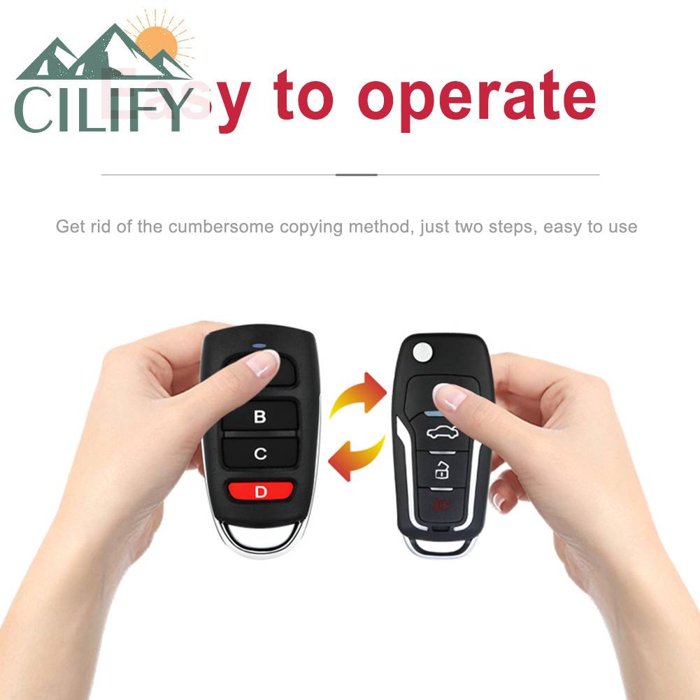 CILIFY Clone Remote 4 Buttons Copy Remote Controller Duplicator Key for ...