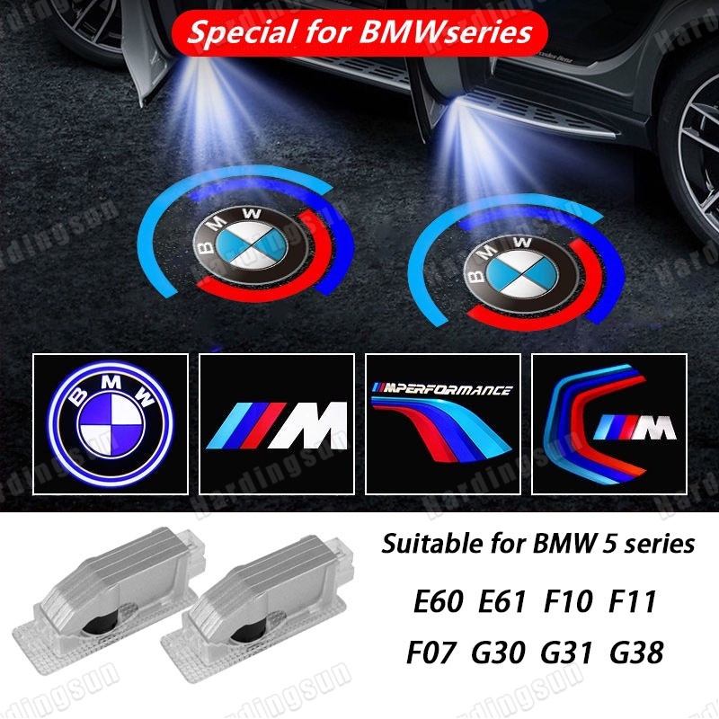 2Pcs For BMW E60 E61 F10 F11 F07 G30 G31 G38 5 series Welcome Light ...