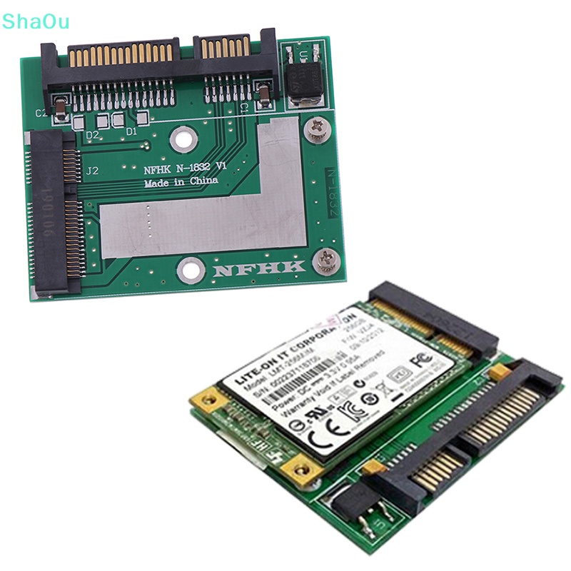 ShaOu mSATA SSD to 2.5'' SATA 6.0gps adapter converter card module ...