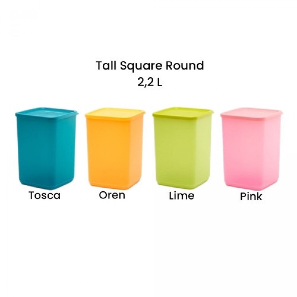 Tall Square Round Set Canister Jar Summer Tropical Fiesta | Shopee ...