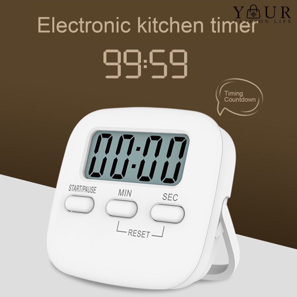 Yourfashionsz Precise Multi-use Study Timer Plastic Stable Shockproof ...