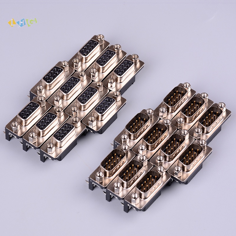 [LHG] 10Pcs/lot DB-9 DB9 male female PCB mount,DR-9S PCB connector ...
