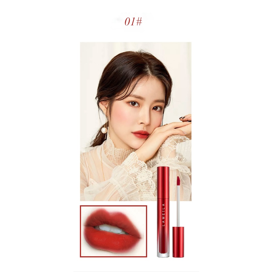 Lameila Luquid Lip glaze ,Velvet Lip Tint/Gloss/Glaze Beauty Cosmetic ...
