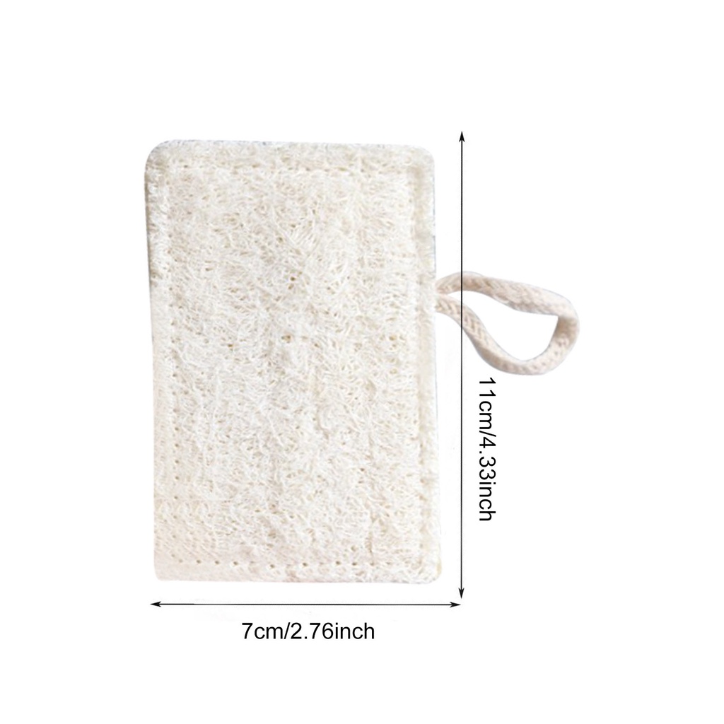 Loofah Sponge Biodegradable Shower Non-Scratch Compostable For Cleaning ...