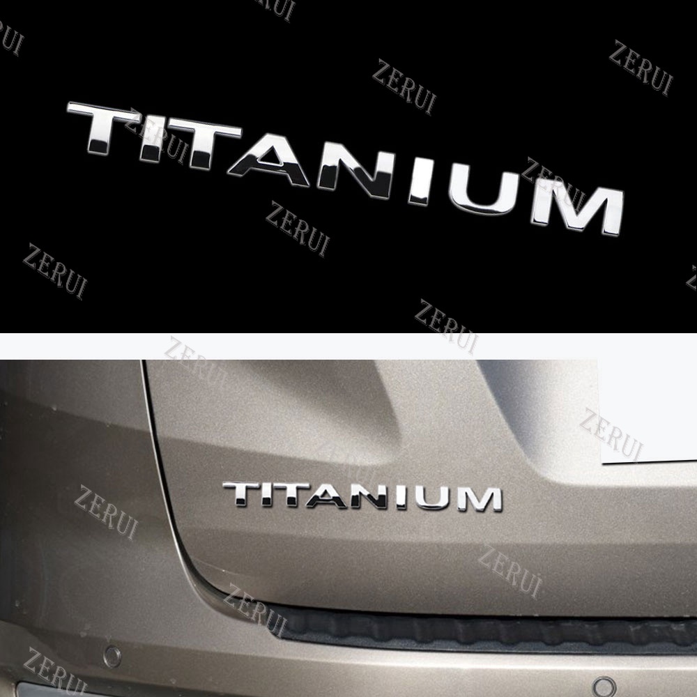 ZR 21cm Titanium Emblem Sticker Decal for Ford New Ecosport Old ...