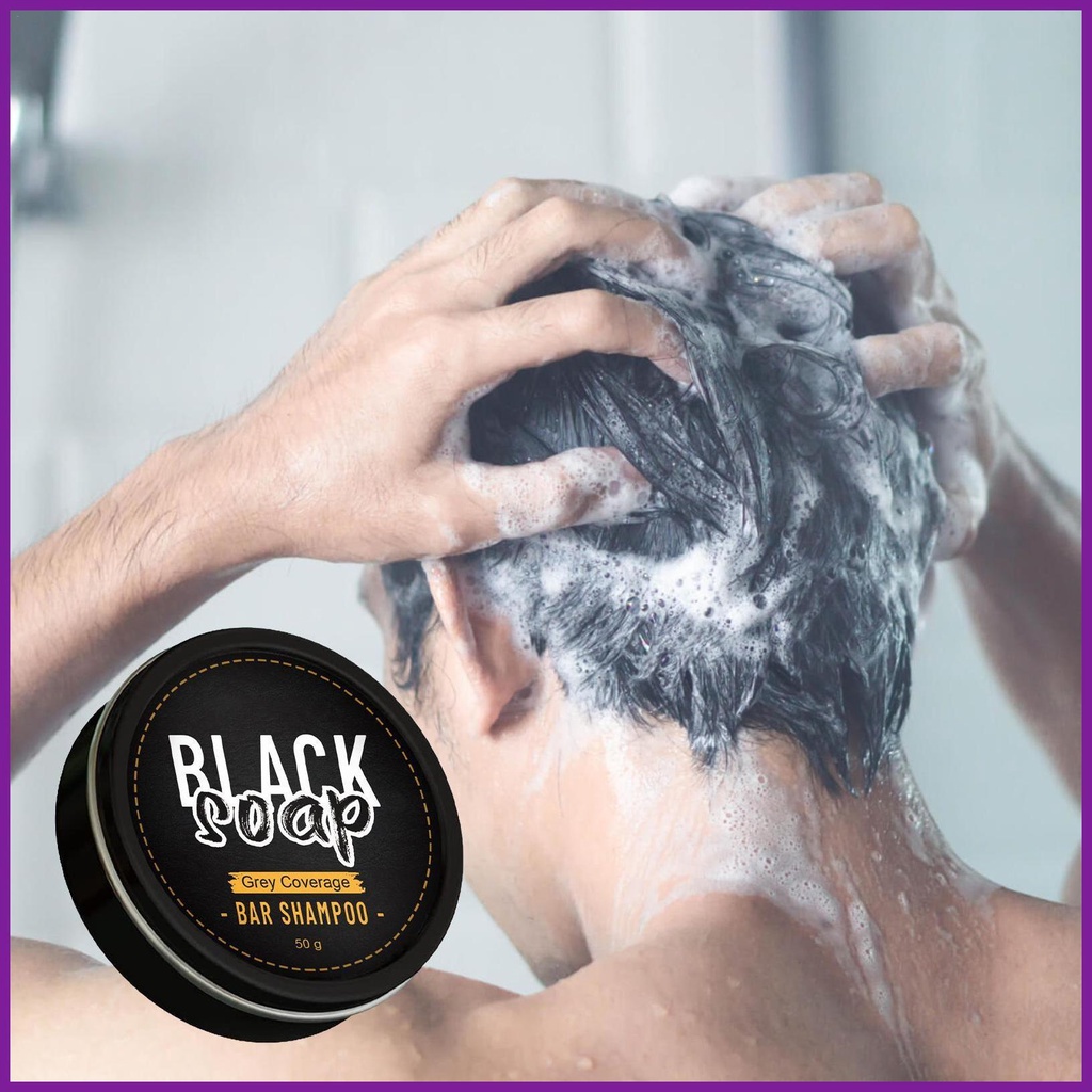 Gray Hair Reverse Bar Men Compressed Bar Shampoo Natural Grey Hair ...