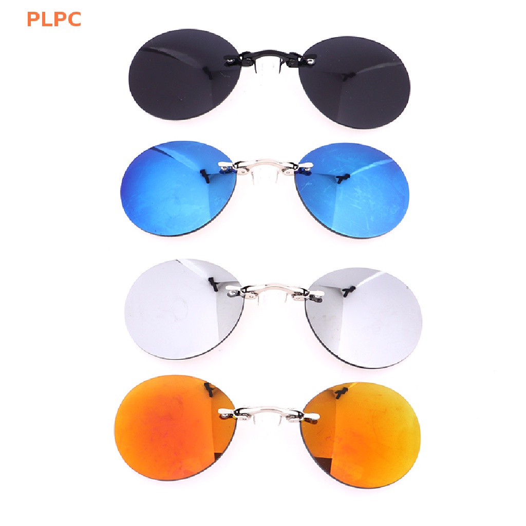 New Mini Rimless Sunglasses Clip On Nose Lens Round Glasses Men Eyeglasses Good Shopee Philippines