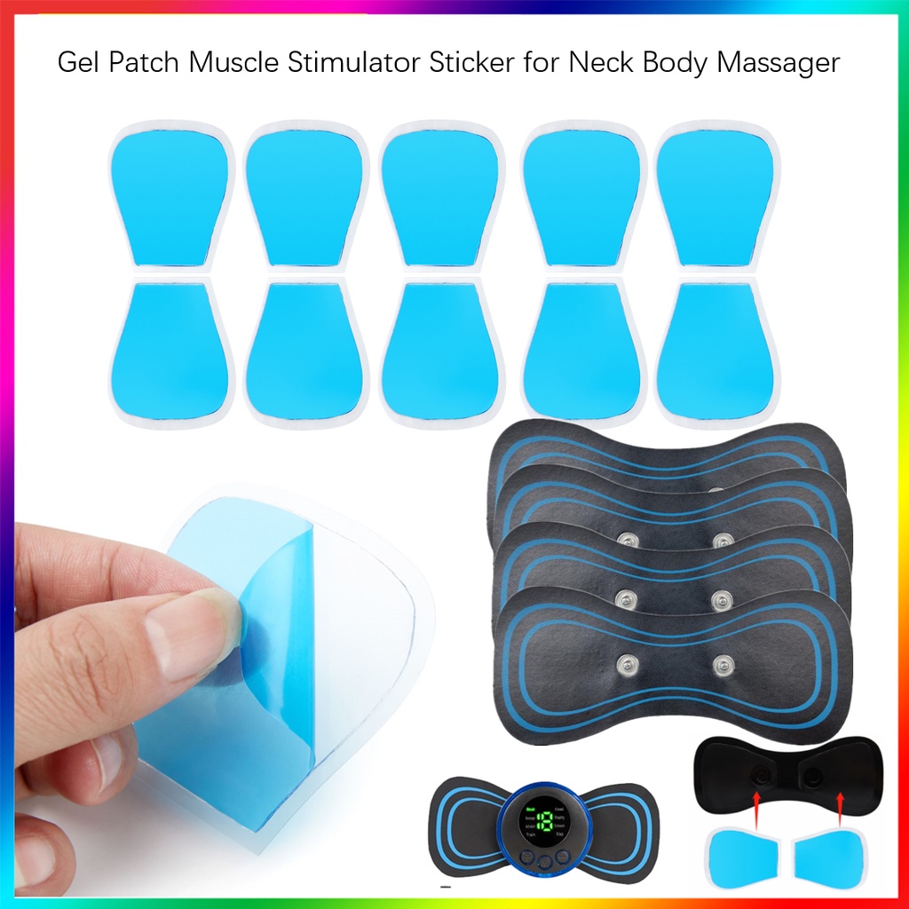 Massage Patch Pad Gel Patch Muscle Stimulator Sticker for Neck Body ...