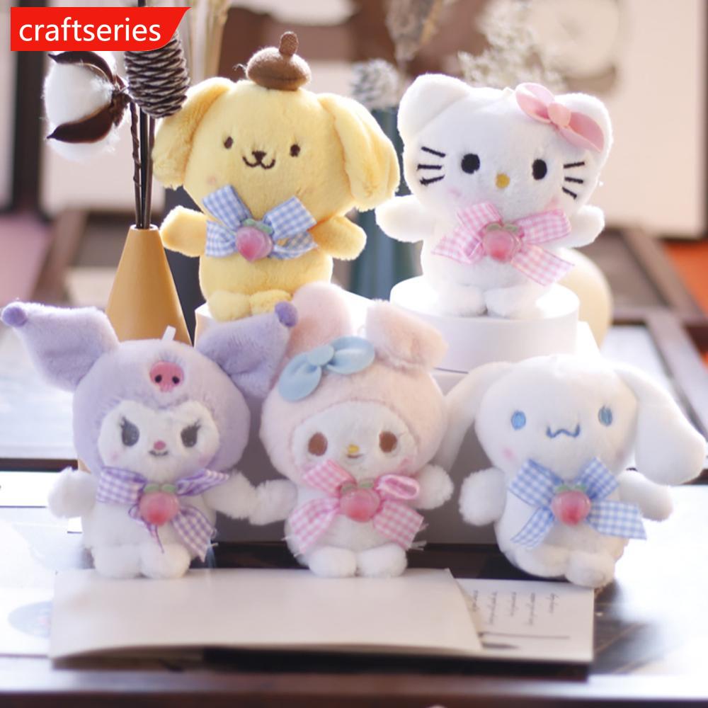 Kawaii Sanrio Plush Toys Cute Kuromi Plushie Sanrio Hello kitty Melody ...