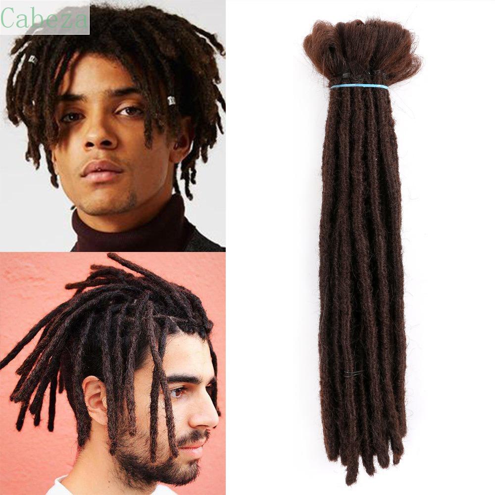 CABEZA 1 Pcs Handmade Dreadlock High quality Daily Black Women Hair ...
