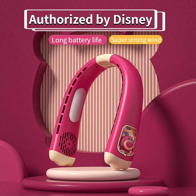 [Ready Stock] Disney Portable Neck Fan 5000mAh Cooling Fan USB ...