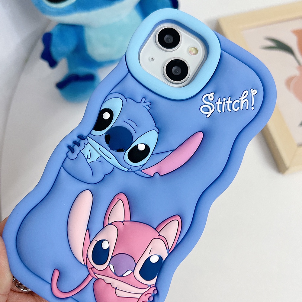 3D Cute Cartoon Lilo Stitch Case for iPhone 5 5S 6 6S 7 8 XR X XS XS 11 ...