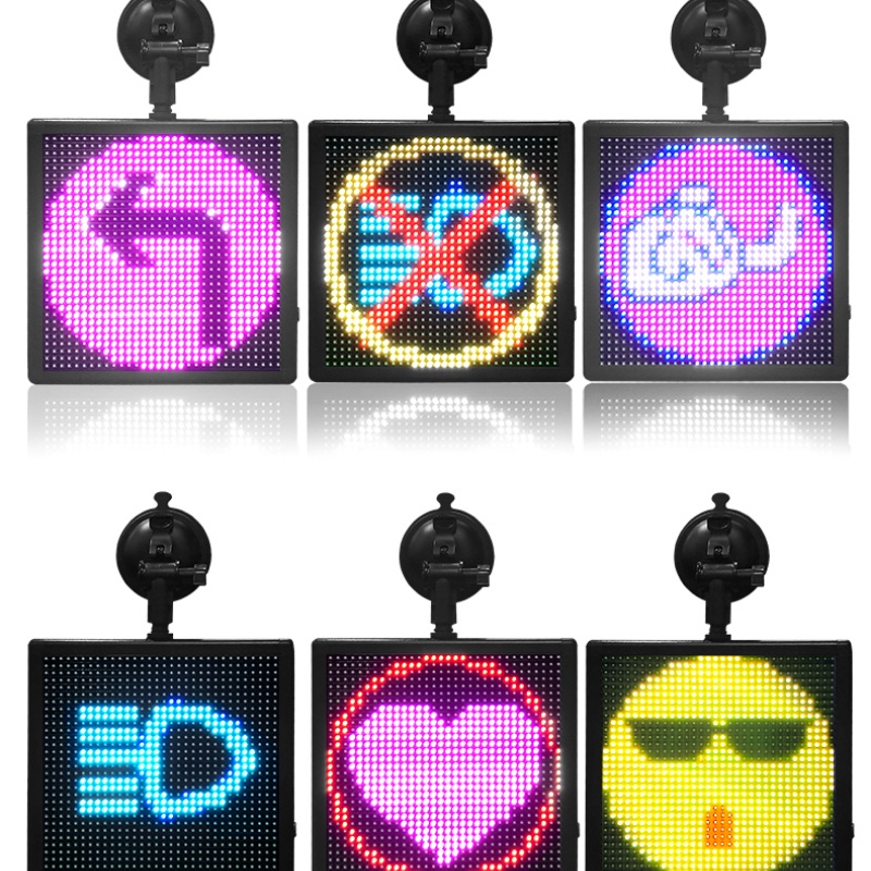 led Sign board Mood Animation Multi-Language Screen 32*32 Dots Mini LED ...