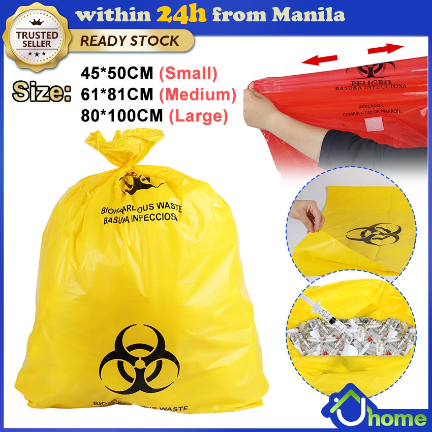 【SOYACAR】Biohazard Medical Waste Bag Disposal Thicken Hospital ...