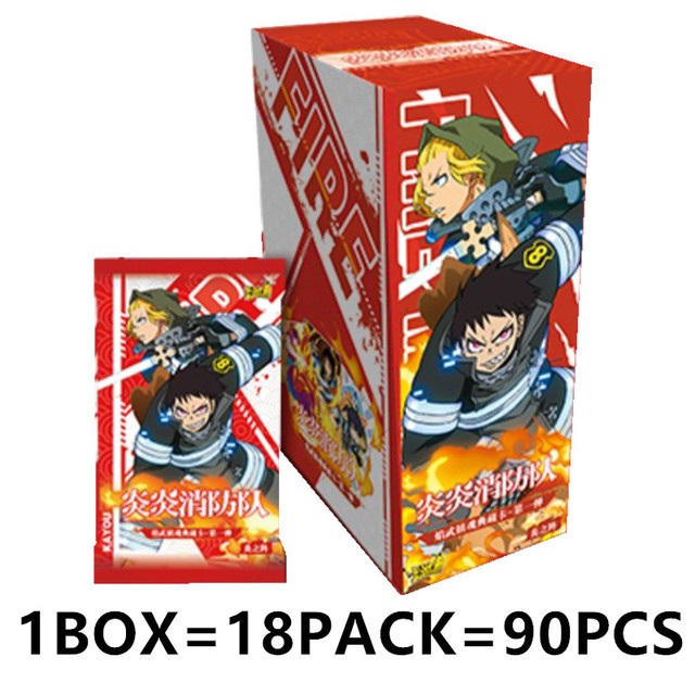 2023 New Kayou Fire Force Naruto Card Anime Collection Booster Box Game ...