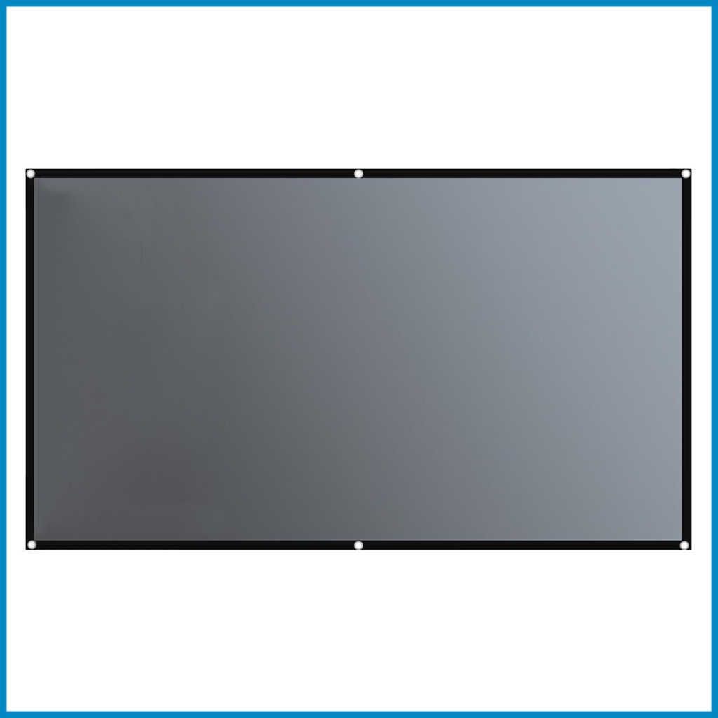 Projector Screens 16:9 Black Edge Anti-Light Projection Screen 4K HD ...