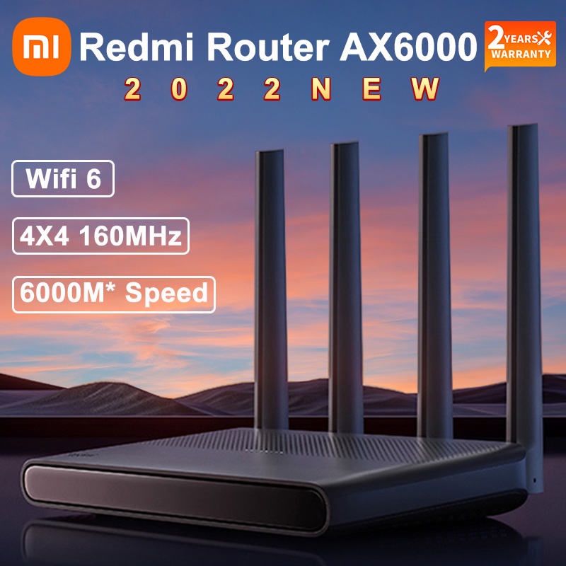 Xiaomi Redmi Router AX6000 with Mesh System WiFi 6 External Channel ...