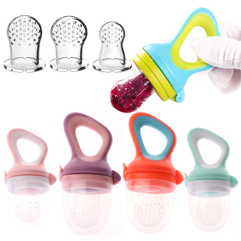 Newborn Pacifier Food Nibble Baby Pacifiers Feeder Kids Fruit Pacifier ...