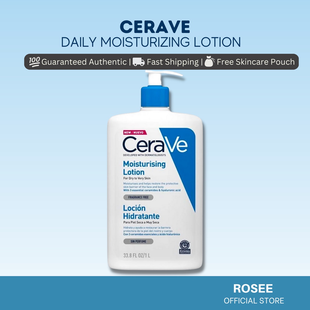 CeraVe Daily Moisturizing Lotion 1Liter | Shopee Philippines