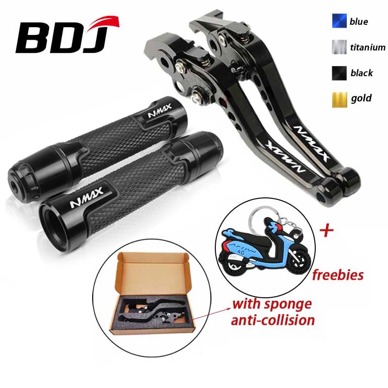BDJ Brake Clutch Lever Handlebar Grips For Yamaha Nmax V2 155 Nmax155 ...