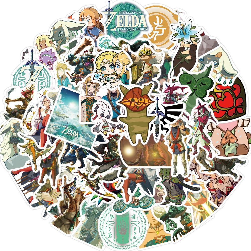 Y&P| The Legend of Zelda: Tears of the Kingdom Stickers Set Video Games ...